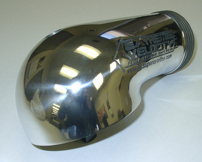 Polished Aluminum 4150 Series O-Ringed Carb Hat